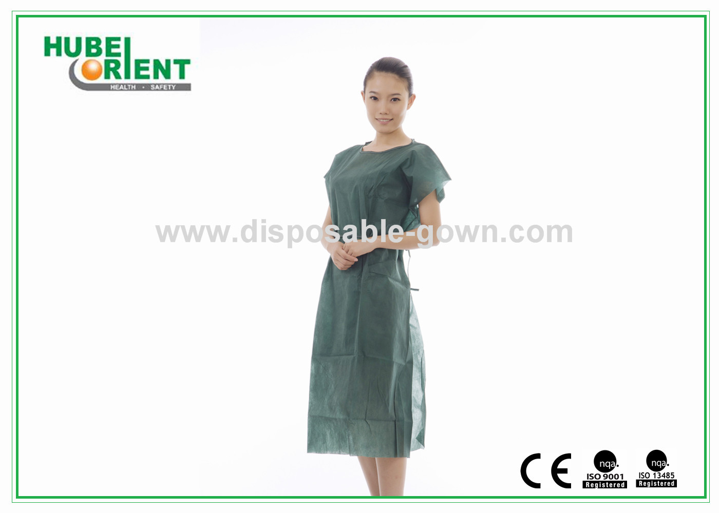 Protective Disposable Medical Patient Gowns Disposable Exam Gowns 40