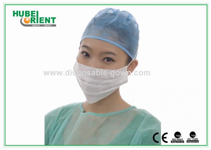 Double Headband White Disposable ESD Face Mask