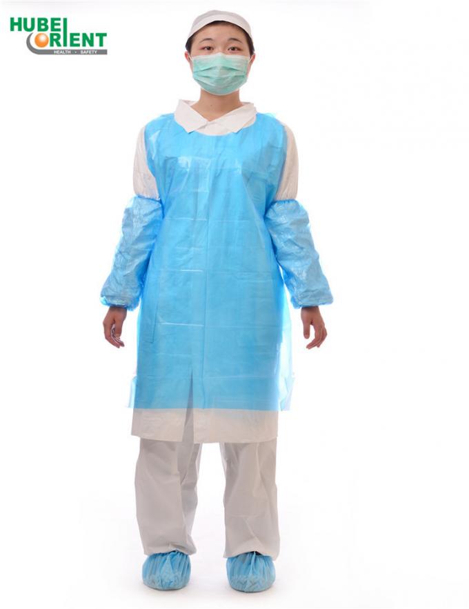 Anti Dust 0.08mm Polyethene Disposable Aprons ISO13485