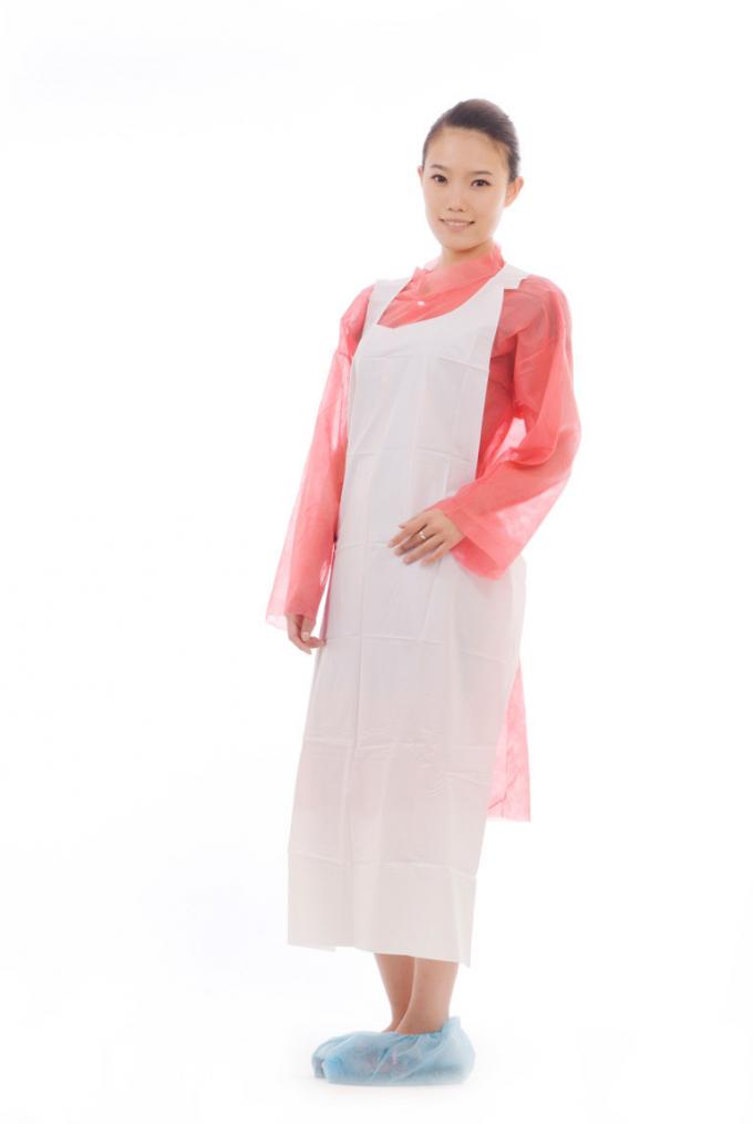 Anti Dust 0.08mm Polyethene Disposable Aprons ISO13485